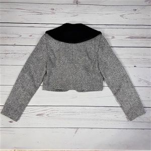 Sandra | Jackets & Coats | Cropped Faux Fur Collared Jacket Size 4 ...